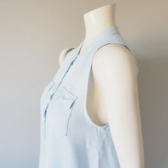 Talula | Tops | Aritzia Talula Sleeveless Button Detail Shirt Blouse ...